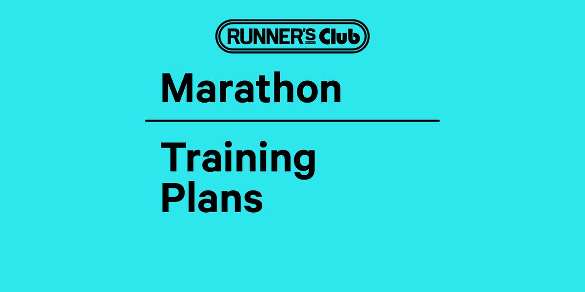 Marathon training plans whatever your goal time