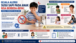 Anak sering ruam atau diare setelah minum susu? Kenali tanda alergi ...