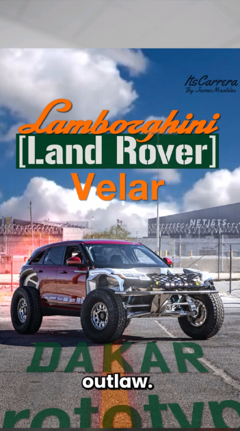 Why this Lamborghini V10 Velar prototype is so extreme