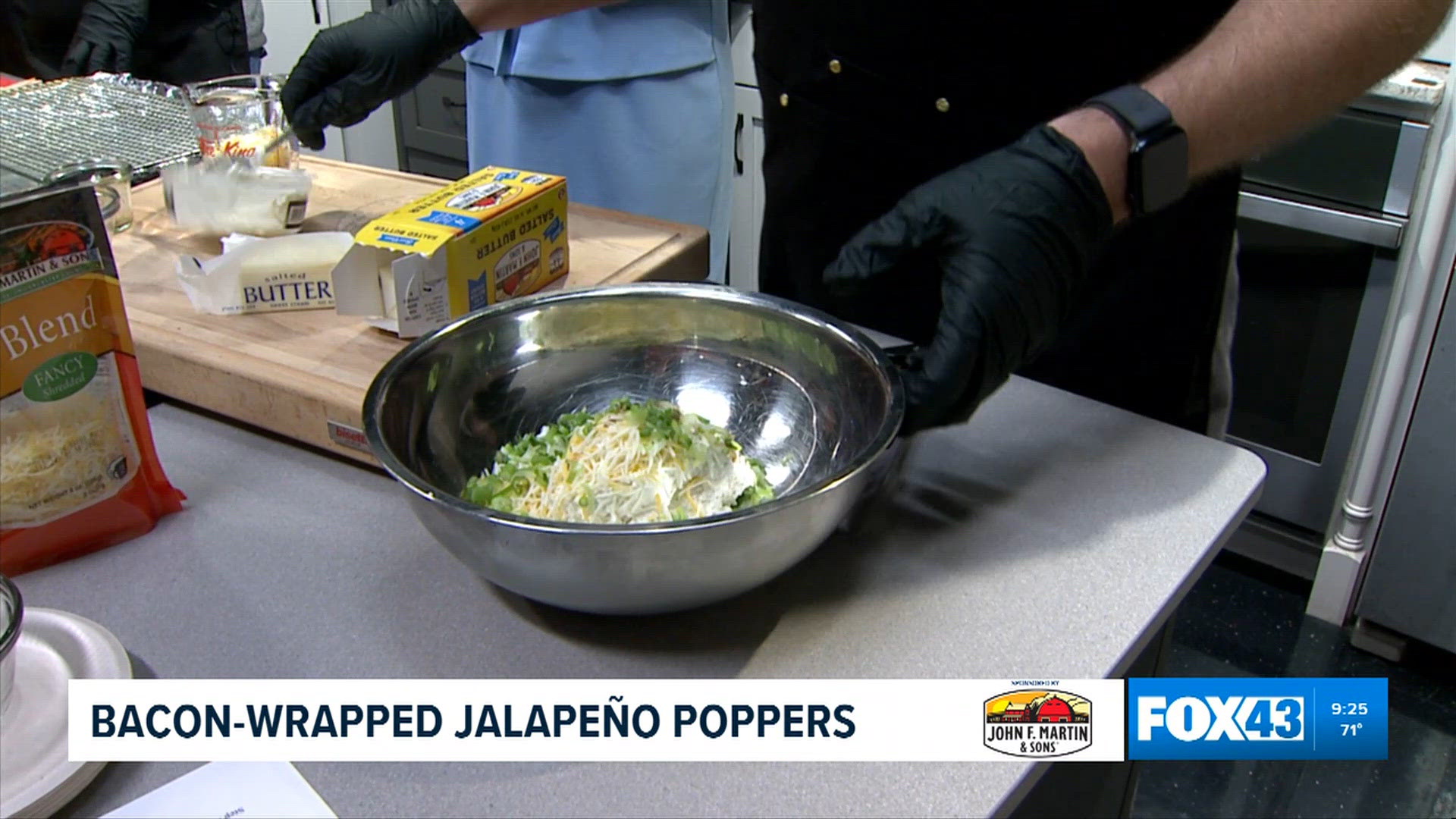 John F. Martin & Sons prepare their bacon-wrapped jalapeño poppers