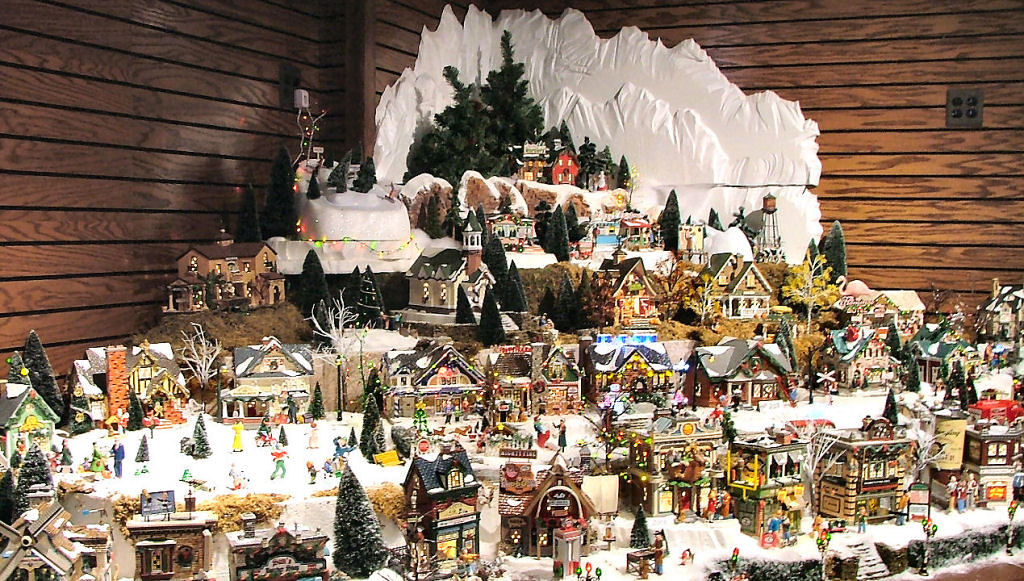 16 vintage Christmas village pieces that sell for hundreds each