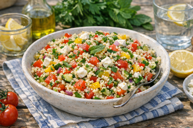 Schneller Couscous-Salat: Dieser Sommer-Salat ist ein Fettverbrenner!