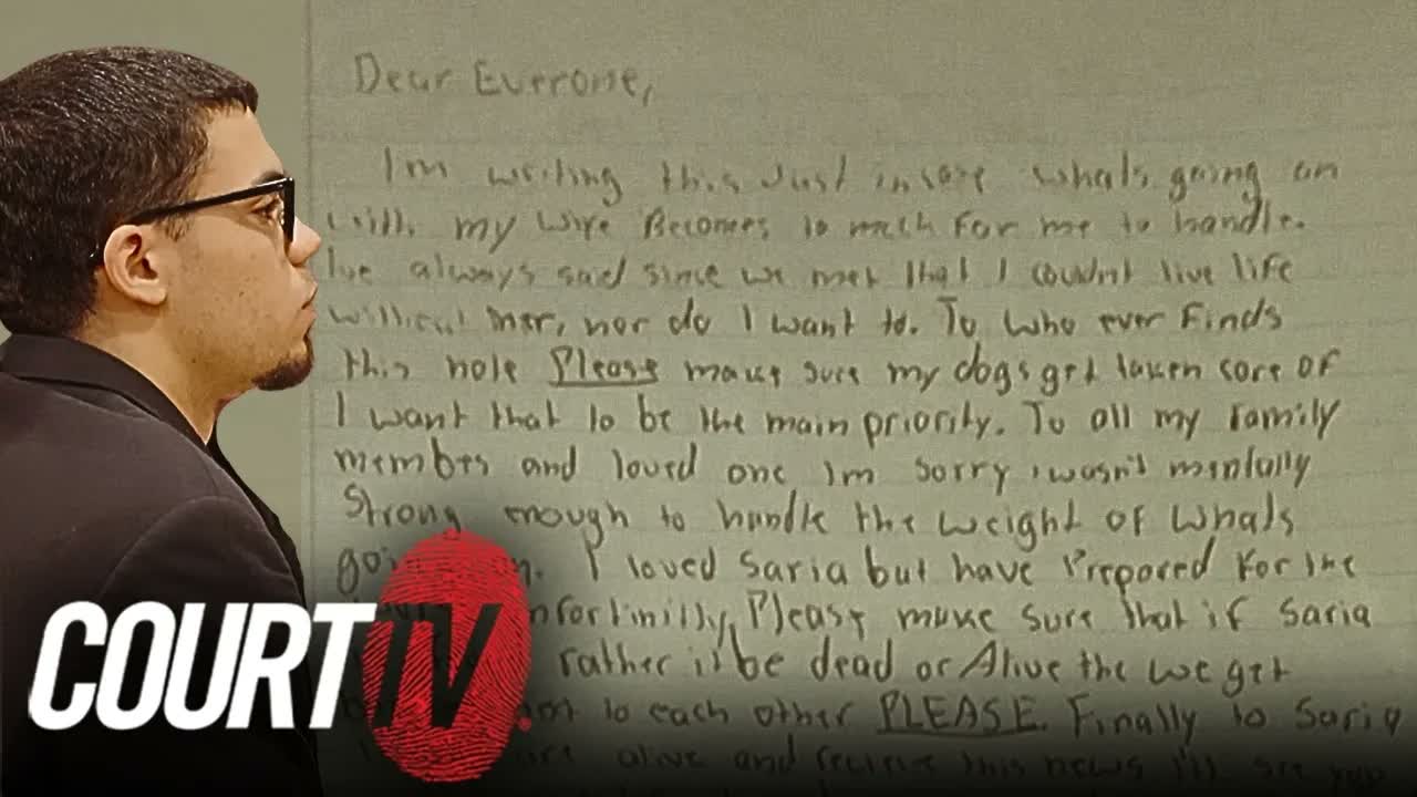 Accused wife killer’s note: ‘I’m sorry I wasn’t strong enough to handle ...