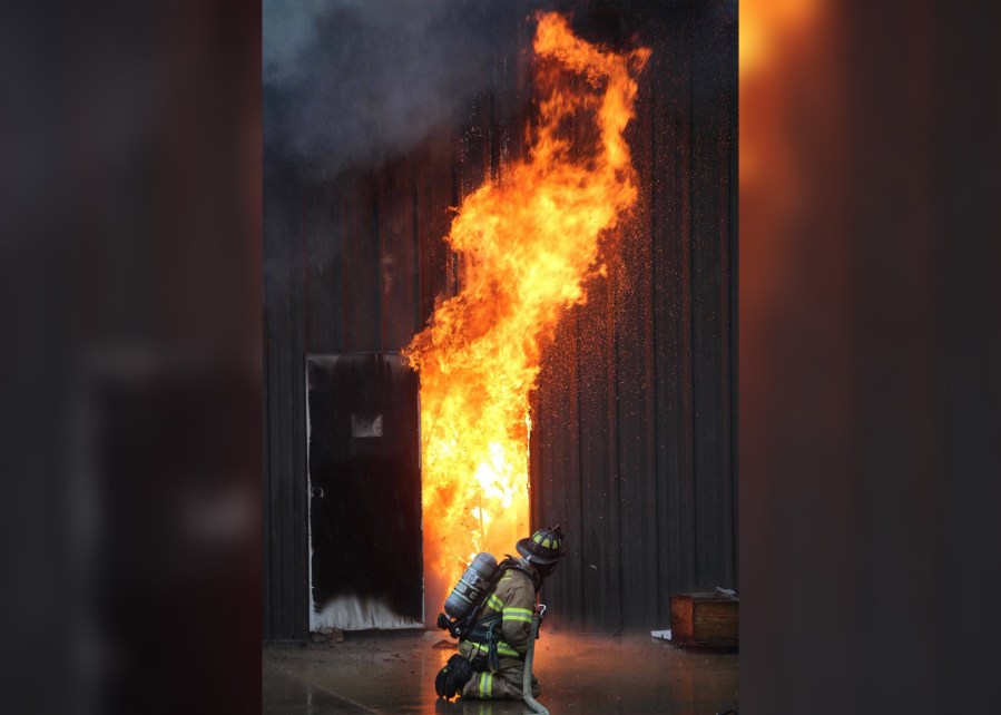 PICS: Firefighters battle blaze at Canyata Golf Course in Marshall ...