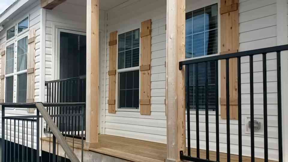 This mobile home is basically a mansion