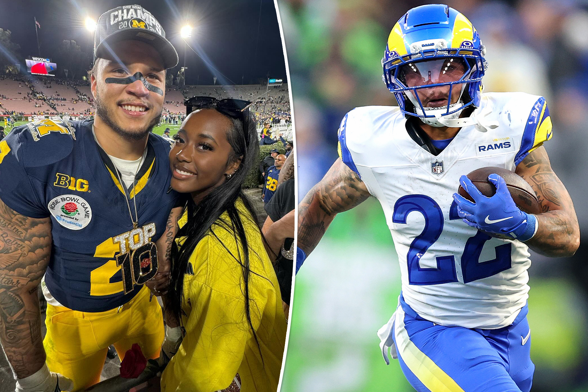 Rams’ Blake Corum and his wife have hilarious interaction outside TJ Maxx