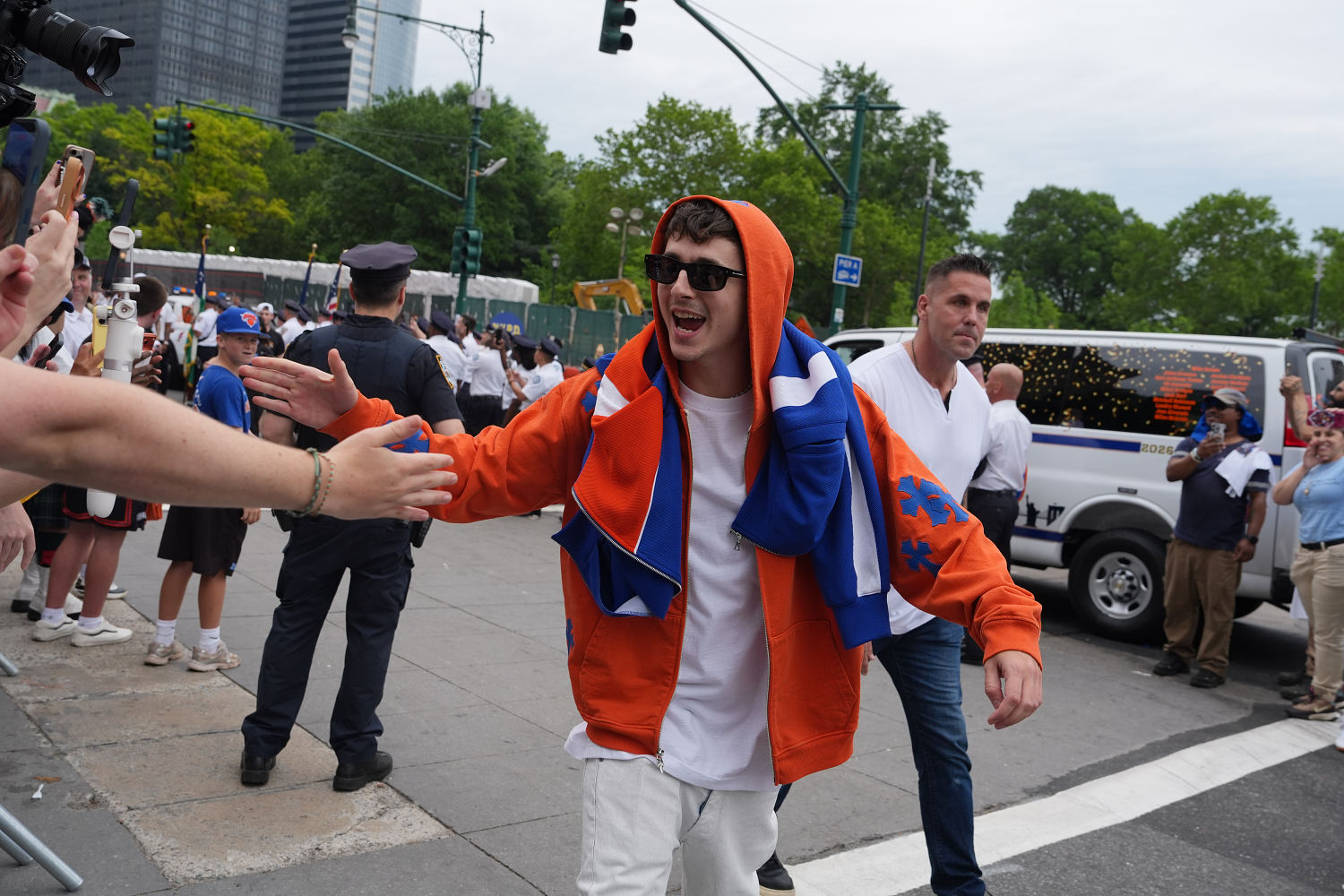 All the stars who came out for the Knicks parade in New York City