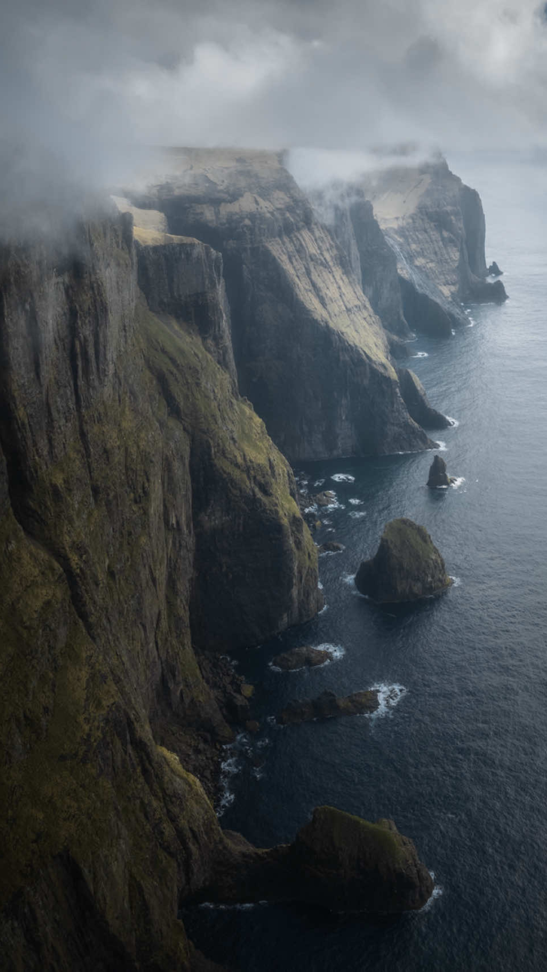 The dramatic cliffs and landscapes of the Faroe Islands