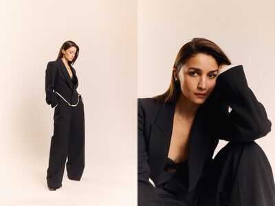 Alia Bhatt's blazer-trouser look for Alpha promotions is proof that ...