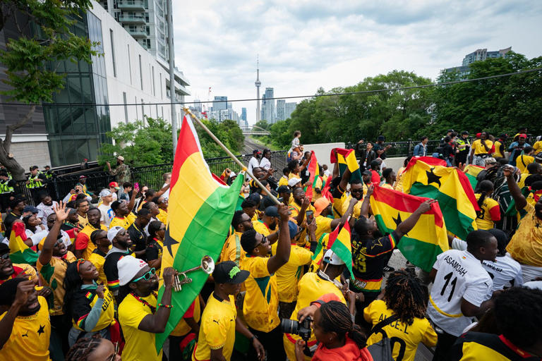 Ghana-Panama World Cup match in Toronto was a party fit for a king