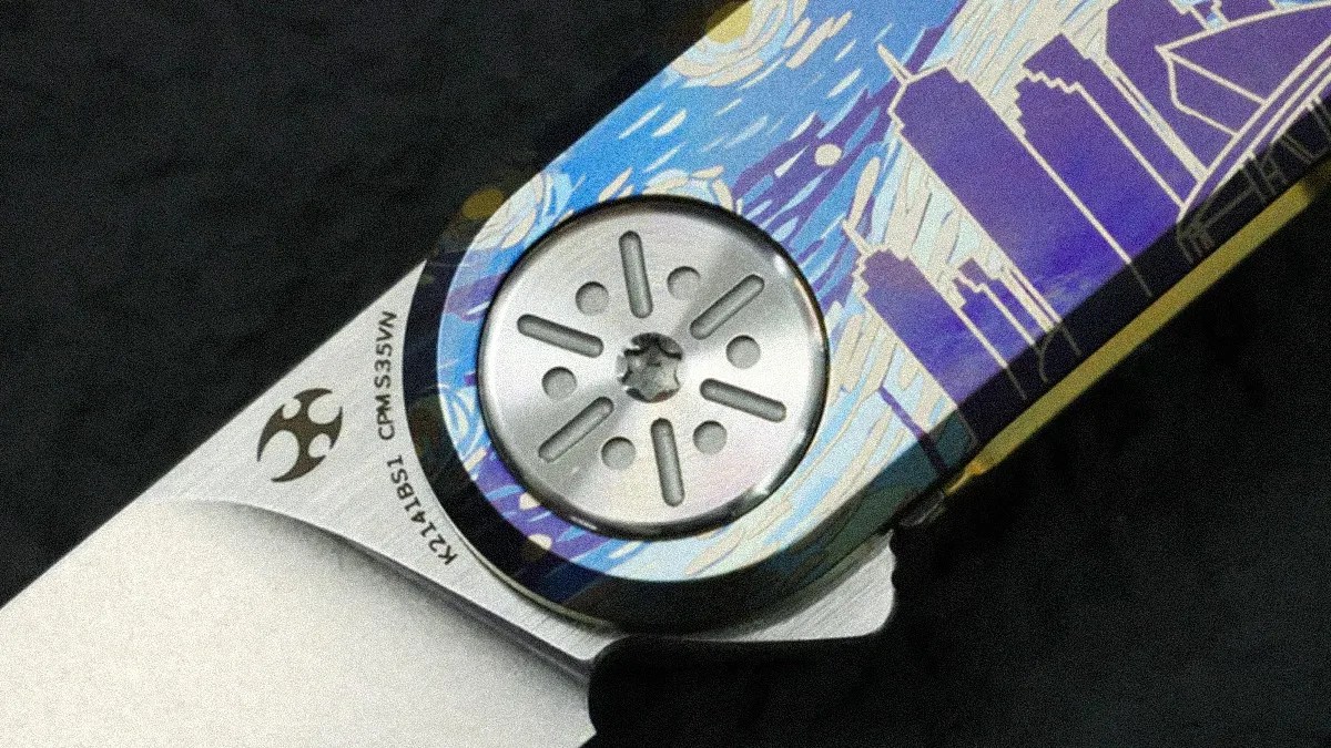This unique new knife is packed with cool collector’s IYKYK details