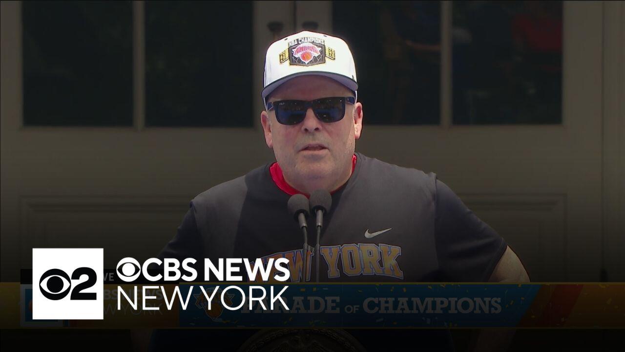 Knicks President Leon Rose full speech at championship parade