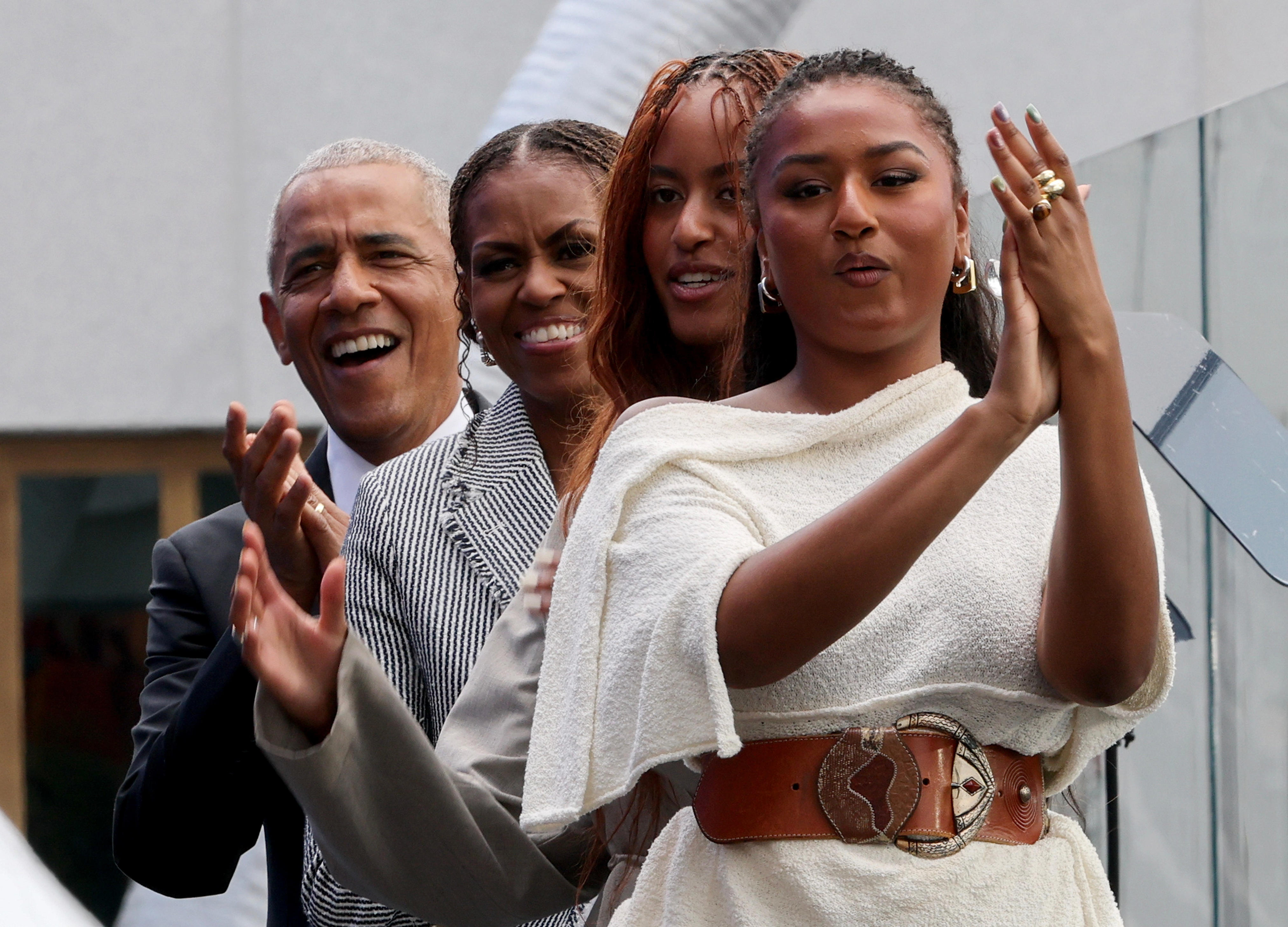 Obama dedicates his new presidential center on Chicago’s South Side ...