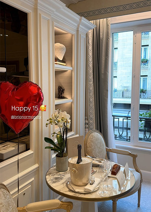 Pippa O'Connor celebrates milestone anniversary in the City of Love