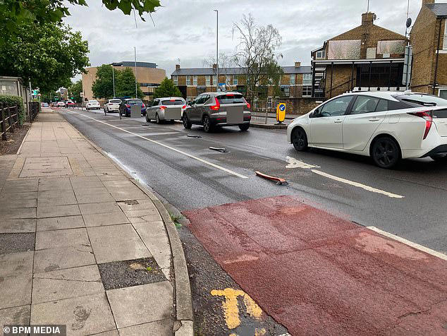 Drivers claim emergency vehicles are flattening plastic cycle wands ...