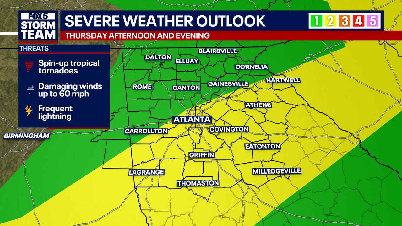 North Georgia weather: Tens of thousands reportedly without power