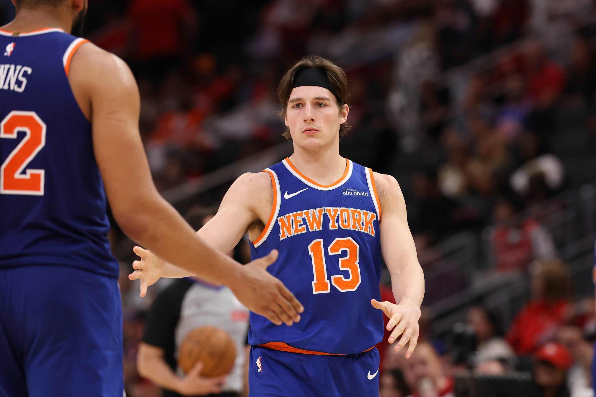 Tyler Kolek reacts to security mistake at Knicks championship parade