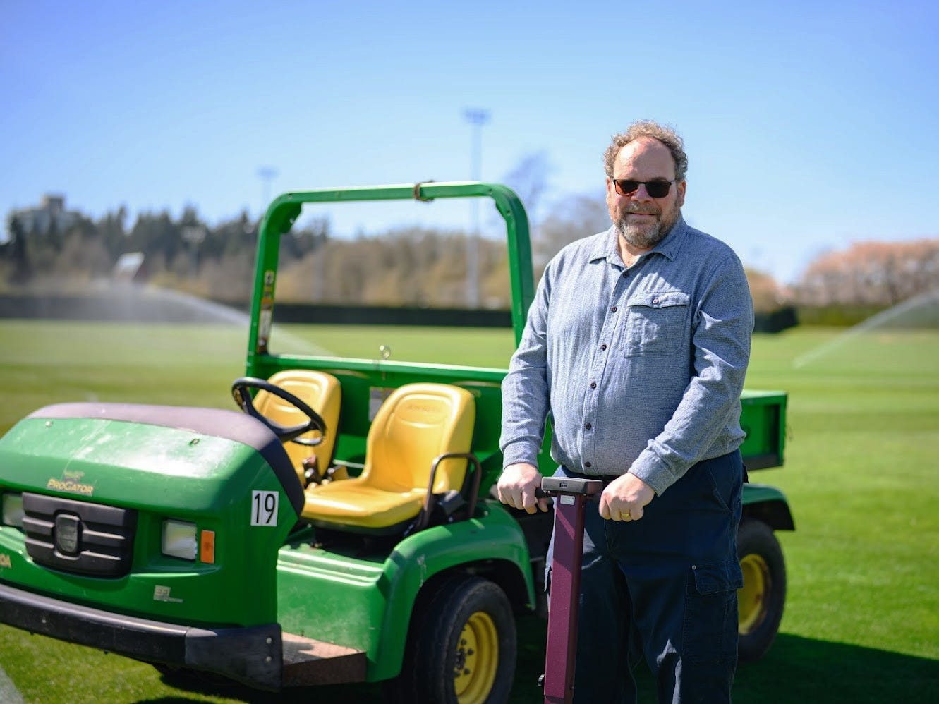 I'm 66 and have been a groundskeeper for 48 years. Working on the World ...