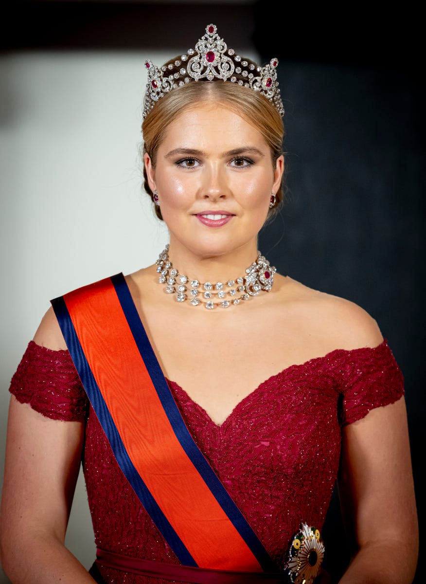 Princess Ariane of the Netherlands made her tiara debut at a state banquet
