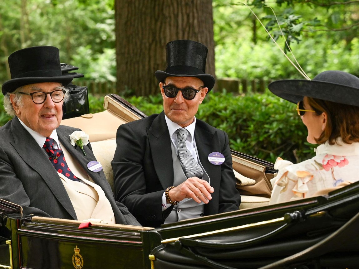Royal Ascot: Stanley Tucci fährt in der Kutsche mit