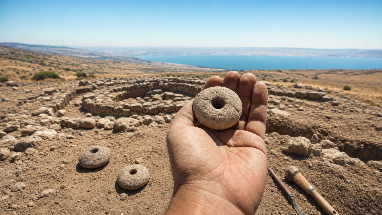 12,000 years ago, Natufians invented the wheel and axle
