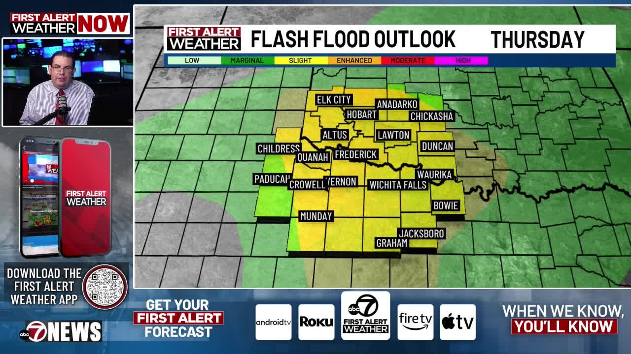 Cold front brings the potential of isolated severe storms & flash ...