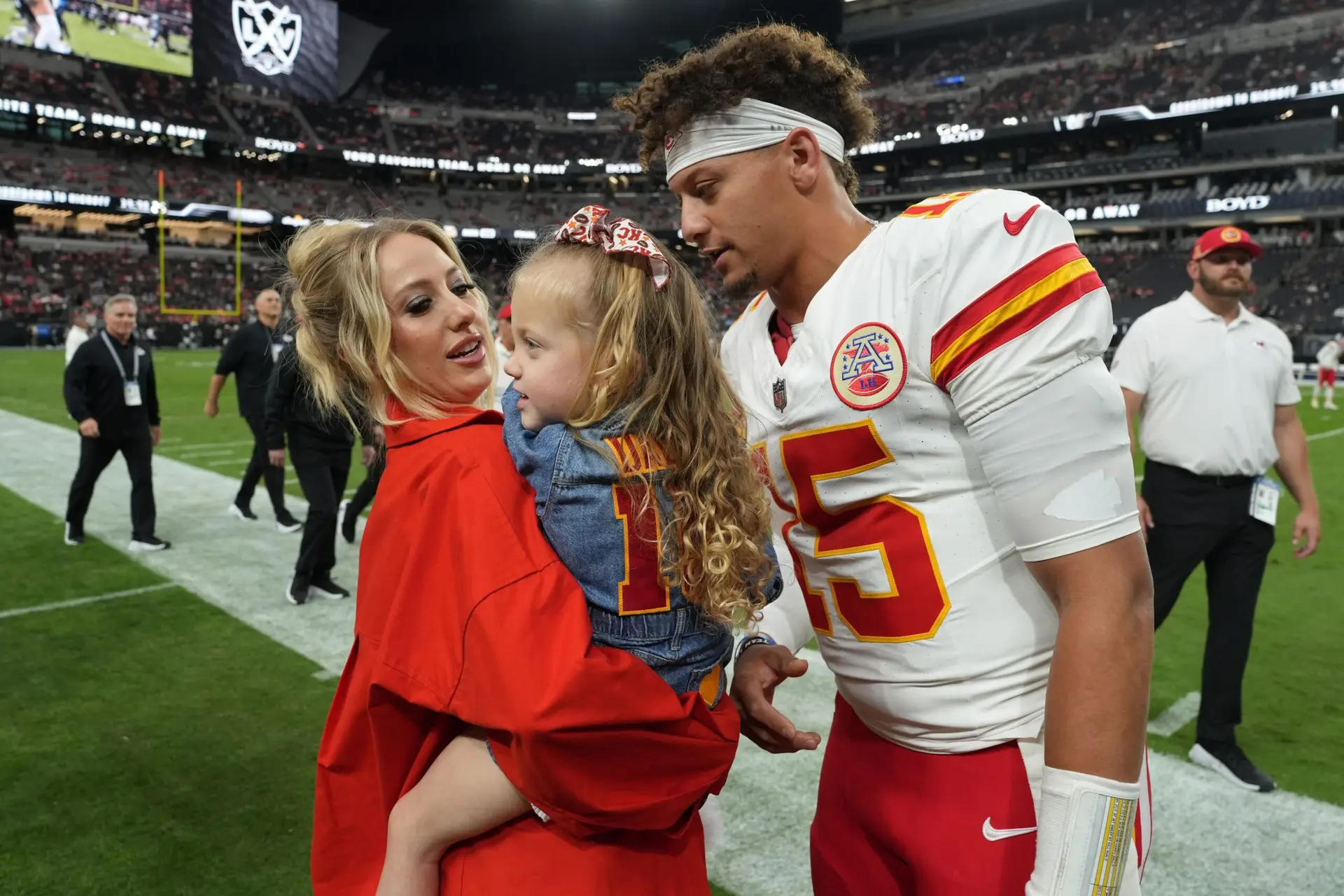Patrick Mahomes’ wife Brittany Mahomes left emotional on Tuesday