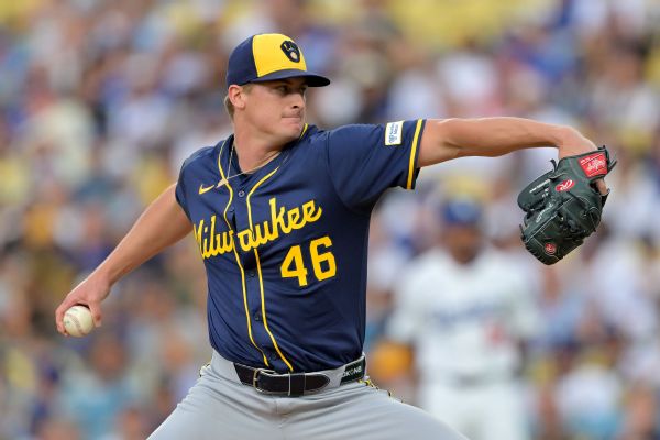 Brewers' Priester to have season-ending thoracic outlet surgery