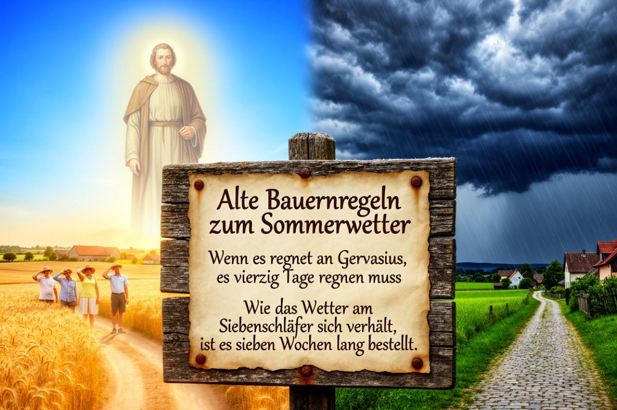 Wetter-Wende am Gervasius-Tag? Was die alte Bauernregel verspricht