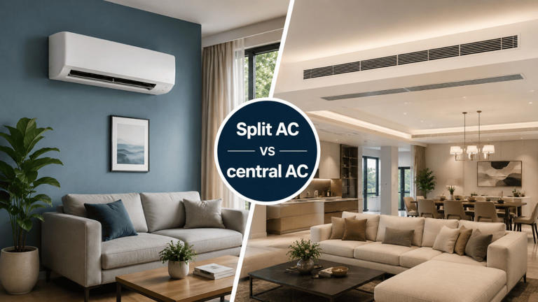 Split AC vs central AC: Which one should you choose while keeping ...