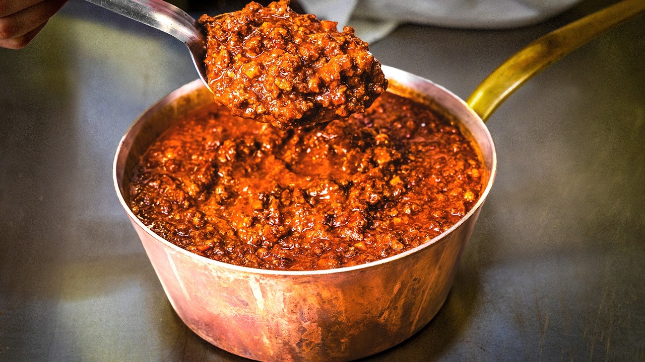 Why restaurant ragu always wins... "It takes hours"