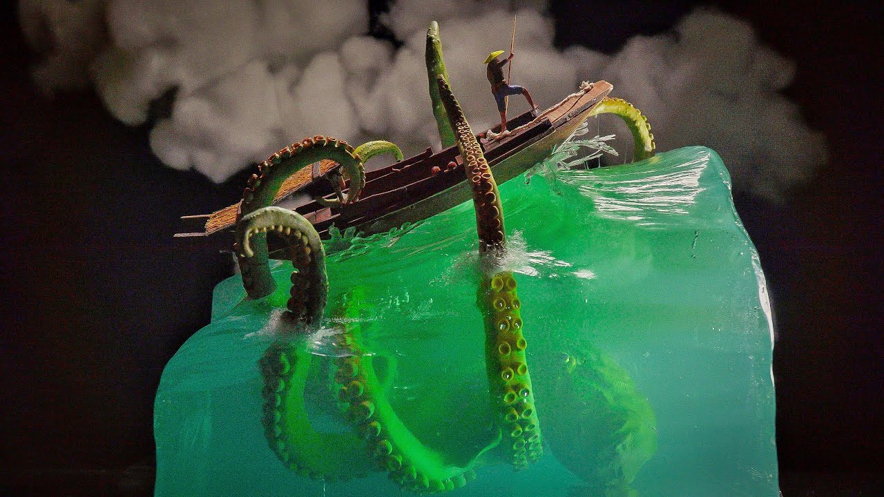 Epic kraken diorama: Building an underwater sea monster scene step by step