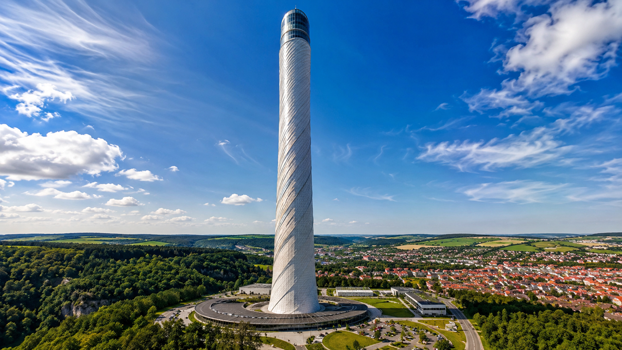How Germany built a 246m concrete tower purely to push elevator ...