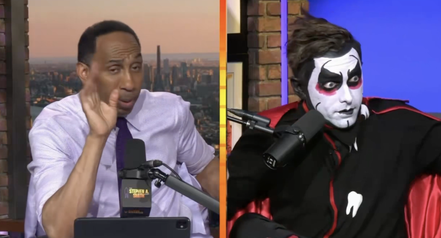 Stephen A Smith trolls Donald Trump with WWE star