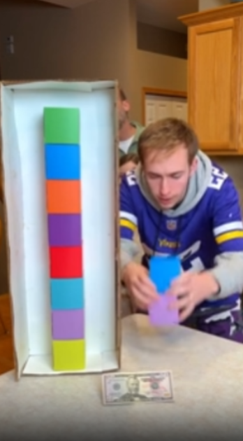 Stack it to win it box tower game fun challenge