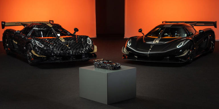Lego Technic built a Koenigsegg Sadair's spear for ants and also a life ...