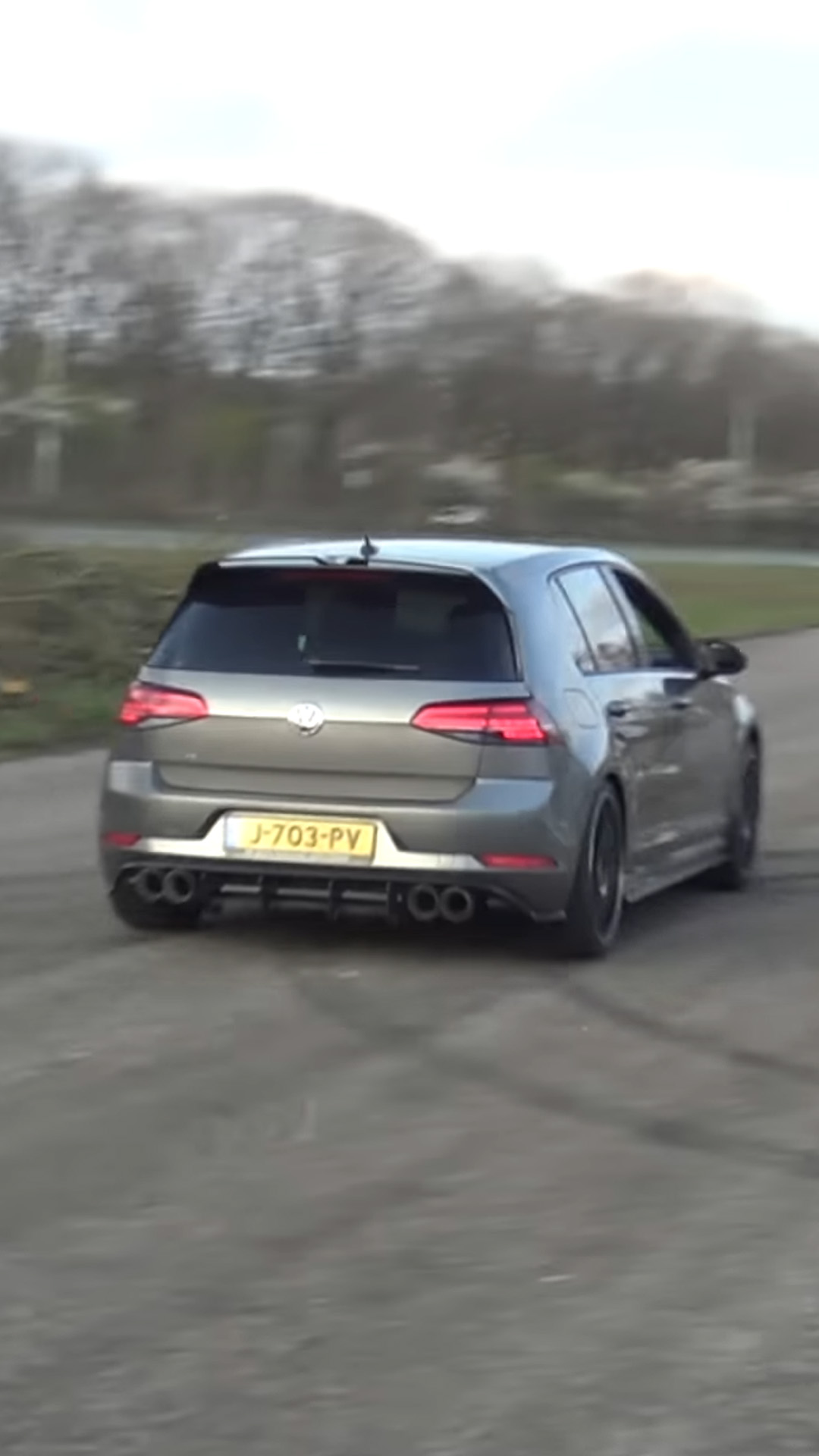 Hard-launching Volkswagen Golf shows its strip performance
