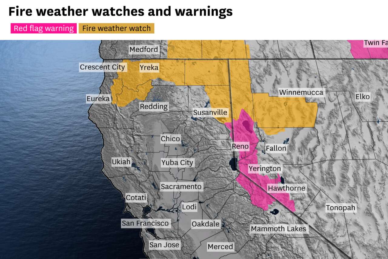 Dry lightning enters Northern California forecast, prompting fire ...