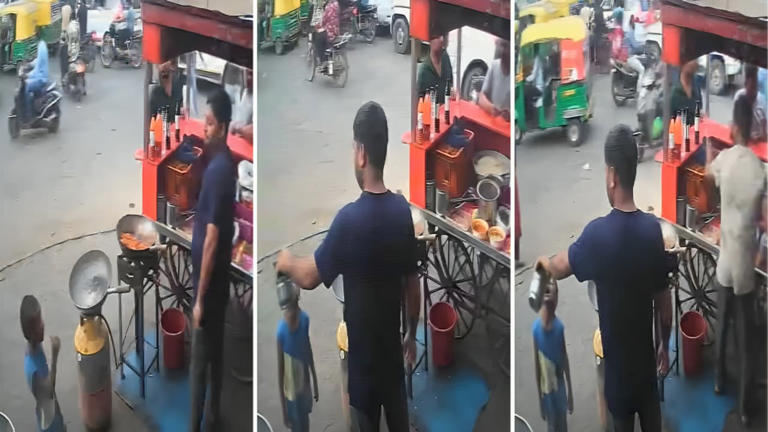 Child asks for water at roadside stall, vendor's touching response ...