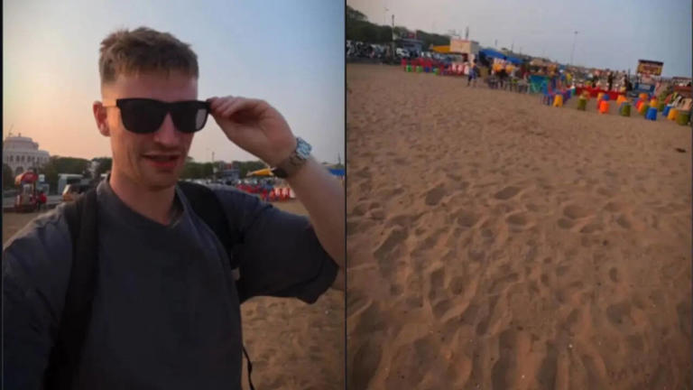 Would you believe it is India?: British tourist says Chennai's Marina ...