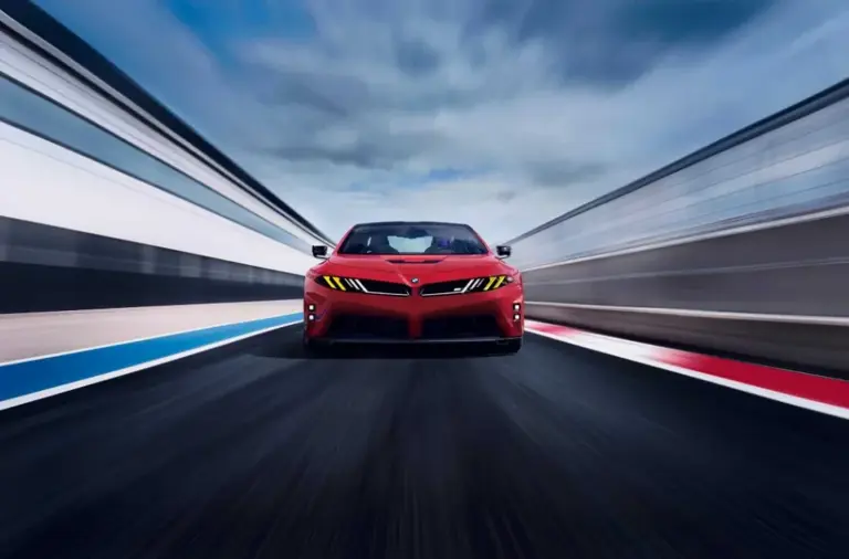BMW unveils its first fully electric performance sedan at Le Mans, the ...