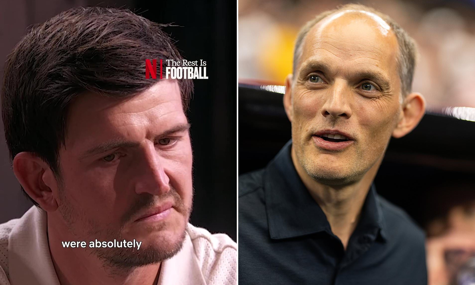 The awkward moment Harry Maguire squirms on Gary Lineker's Netflix show ...