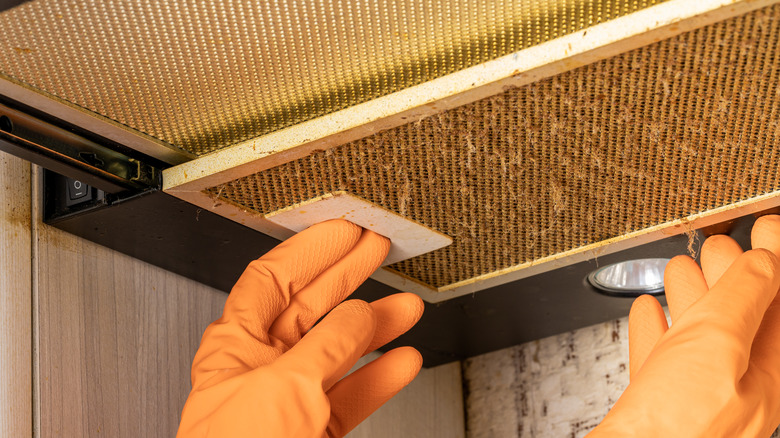 How to clean your kitchen's greasy exhaust fan with baking soda