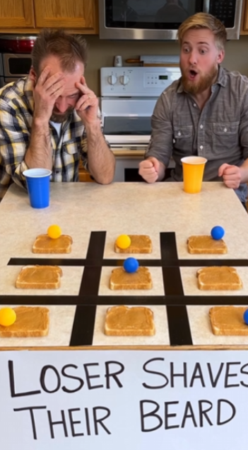 He had to shave his beard off after this funny game