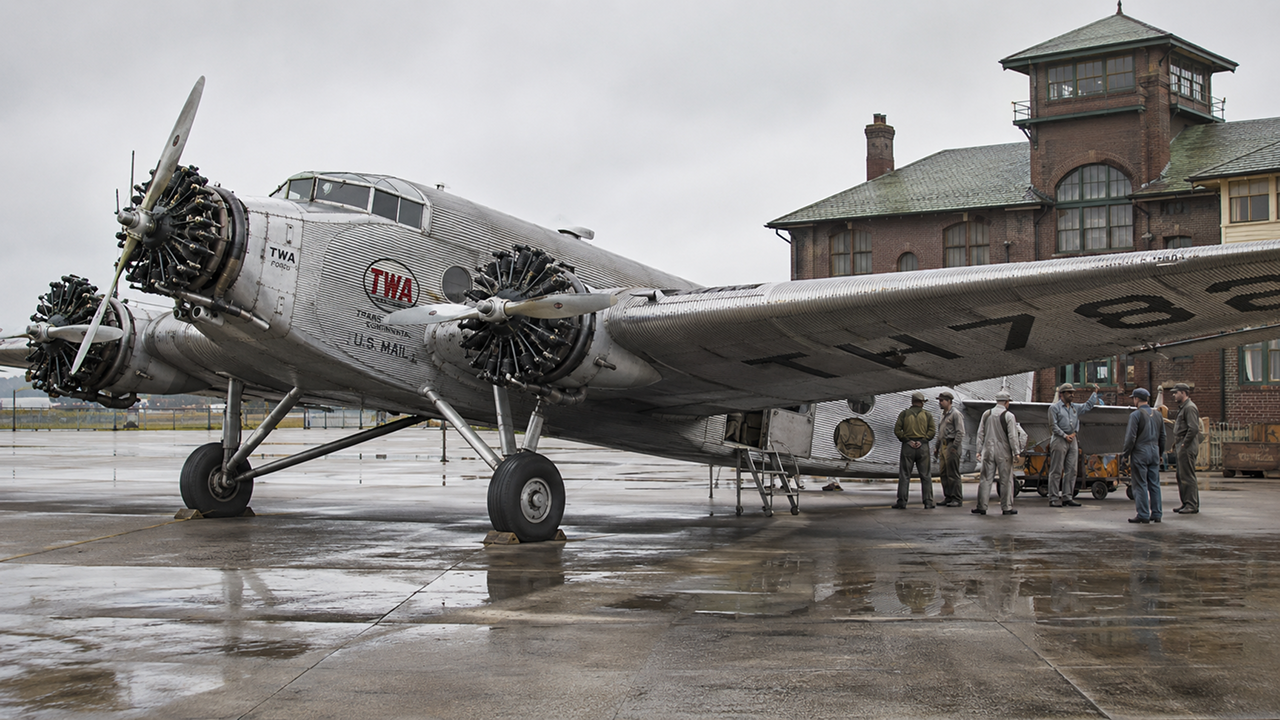 TWA's unlikely founders, Lindbergh the barnstormer, Frye the operator ...