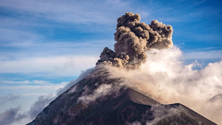 Ecuador’s Reventador volcano sent fresh ash plumes drifting over the ...
