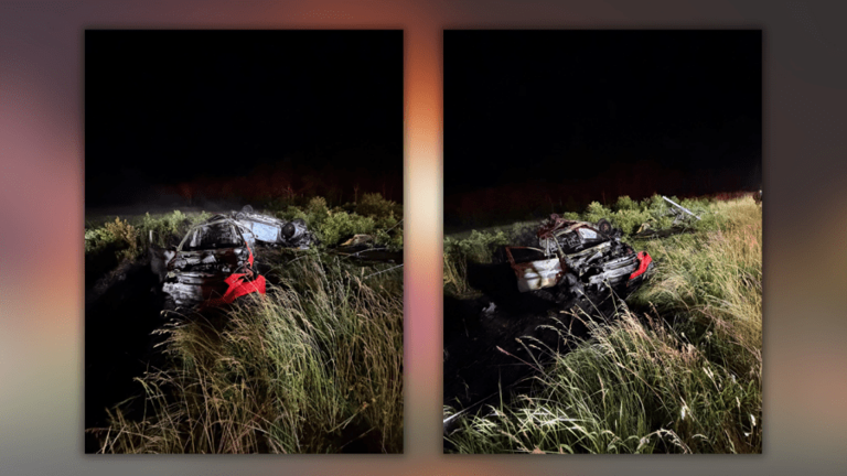 Multiple injured after 2 vehicles crash and catch fire in Portland