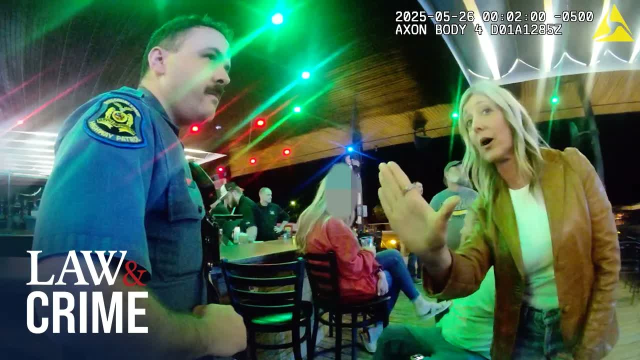 Shocking bar brawl erupts inside packed restaurant