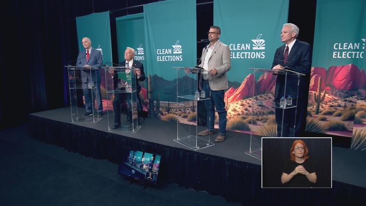 Arizona GOP governor debate focuses on policies with little bickering