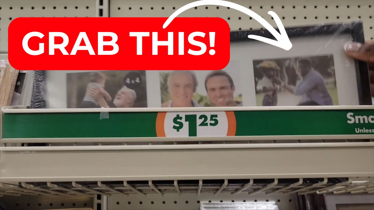 Everyone will be buying dollar store frames when they see this dining ...